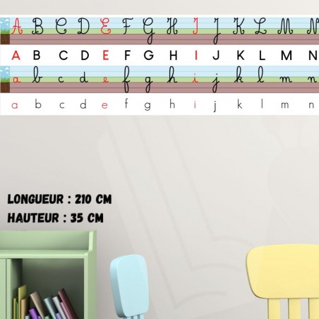 AFFICHE ALPHABET MURAL